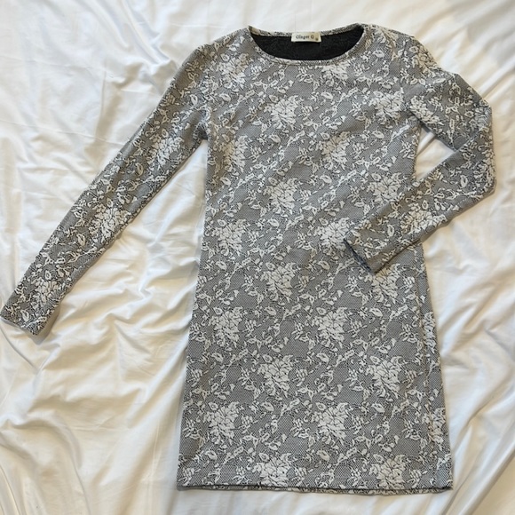 Ginger G | Dresses | Ginger G Medium Bodycon Dress Long Sleeves Black ...